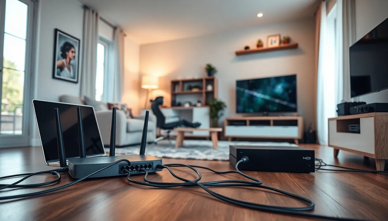 Home Networking Wired Home Network Diagram: Simplify Your Setup for ...